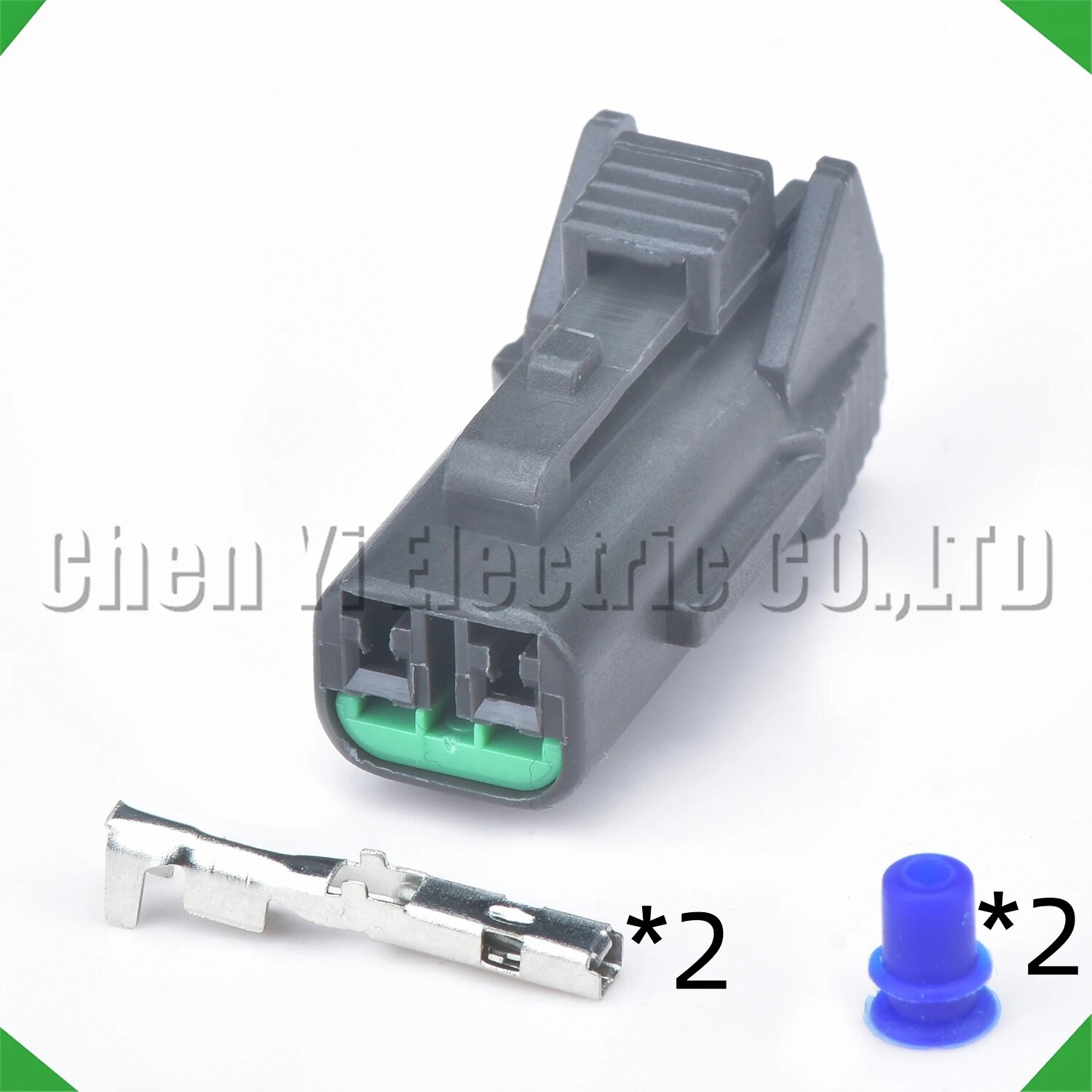 Разъем автомобильный 2-контактный Grey Female 7123-8520-40