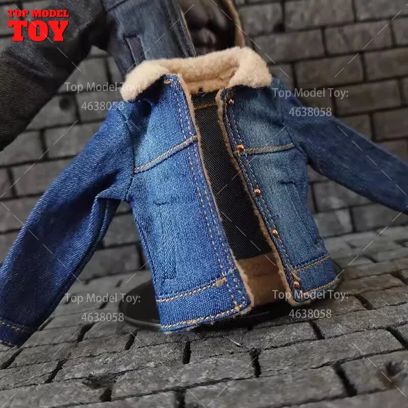 Джинсовая куртка 1/12 для фигурок 6" Jeans 1