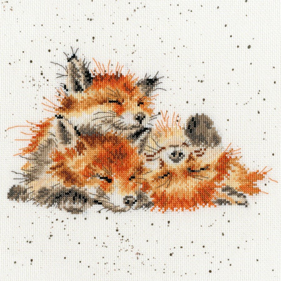 Набор для вышивания Afternoon Nap (Тихий час) 26 x 26 см Bothy Threads XHD45