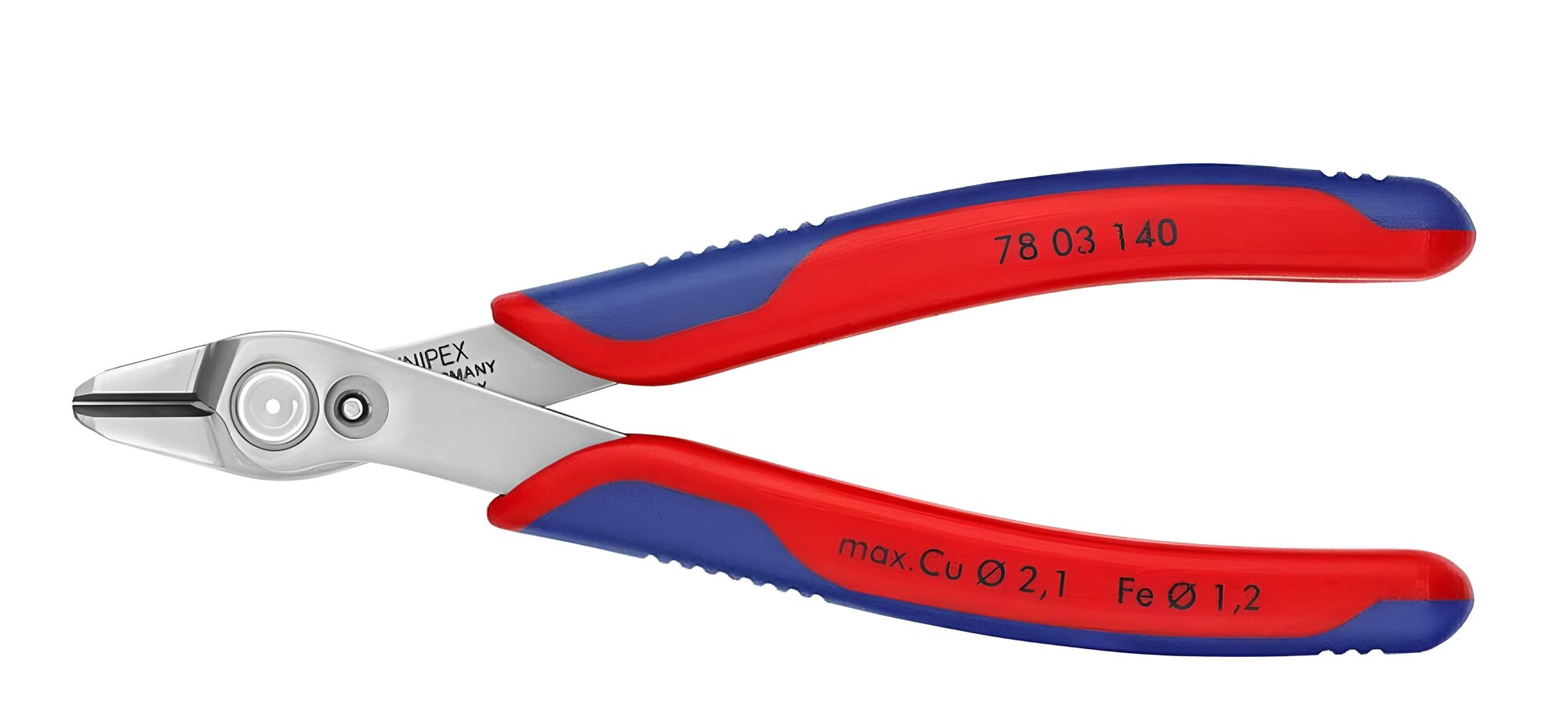 Electronic Super Knips XL Бокорезы прецизионные, нерж, 140 мм, 2-комп ручки