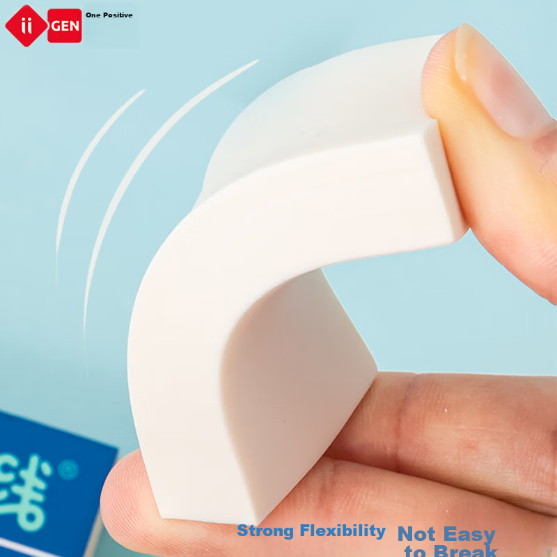 Yizheng Eraser, Art 2B Eraser, for Primary School Students, Cleans Well, Less Debris, Soft Like Leather, for Children's Kindergarten, Erases Lines, 15 Small Pieces, 43*18*11mm, YZ2312
