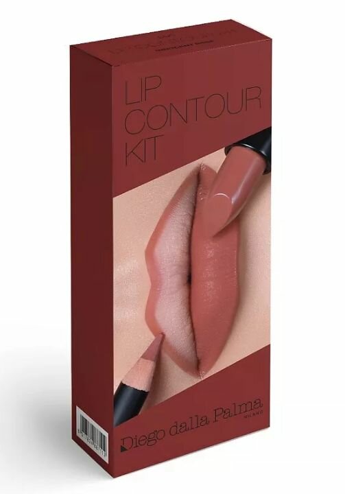 DIEGO DALLA PALMA MILANO Набор средств для губ Lip Contour Kit, № 505 INNOCENT ROSE, 4,6 г