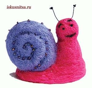 Чаривна Мить Набор для валяния Улитка В-008