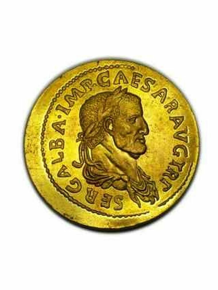 Крупные античные монеты SERGALBA.IMP.CAES - Лаза женщина с крыльями сувенирная копия монеты, нумизматика, деньги для коллекции
