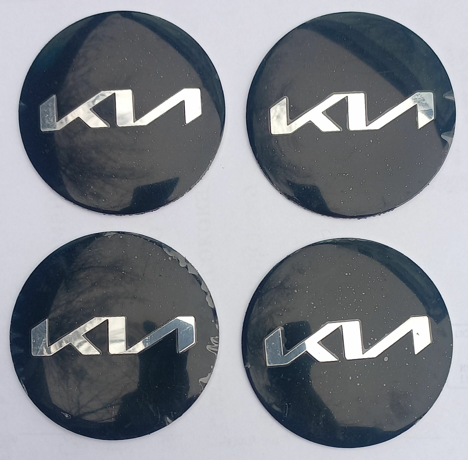 Наклейки Киа Kia на колесные диски и колпаки D 60 mm