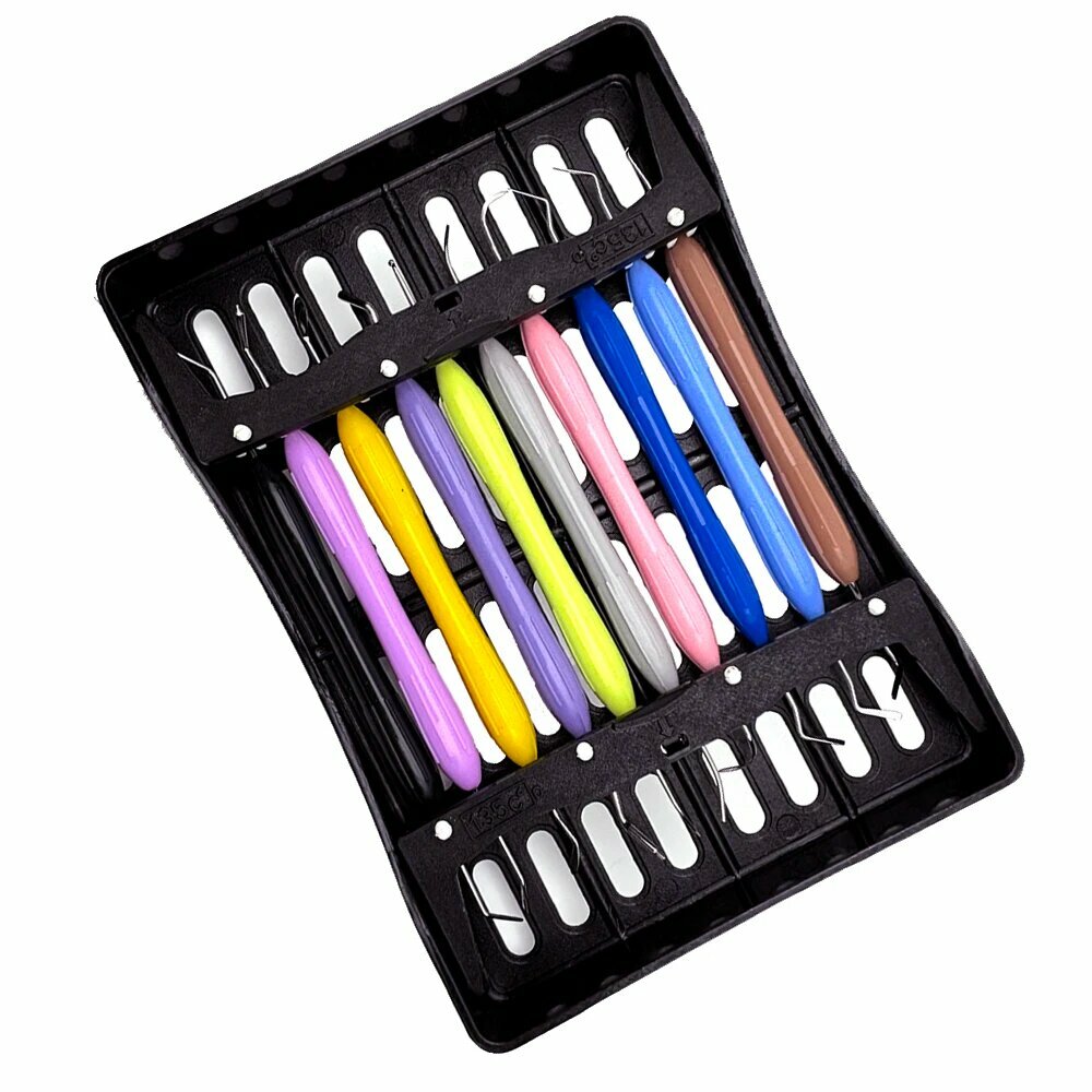 Реставрационные инструменты RunaDent с силиконовой ручкой black with box