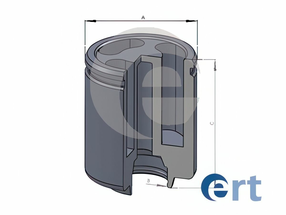 Поршень суппорта заднего для Альпина B6, Форд Транзит, Ивеко Дейли 3, Опель Комбо Mk 3, Фольксваген Гольф 6 150808-C ERT