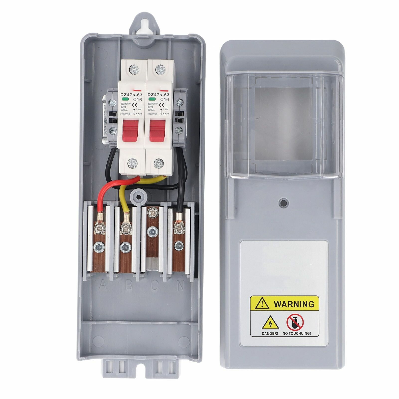 Щиток уличного освещения: 230В 400В 16А, водонепроницаемый, наружный