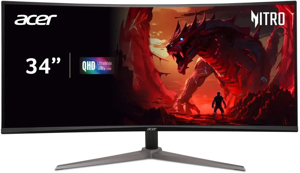 UM. CE0CD.301 / Acer ED340CUS3bmiipx, 3440x1440, VA, 180Гц, 1хHDMI, черный [um. ce0cd.301]