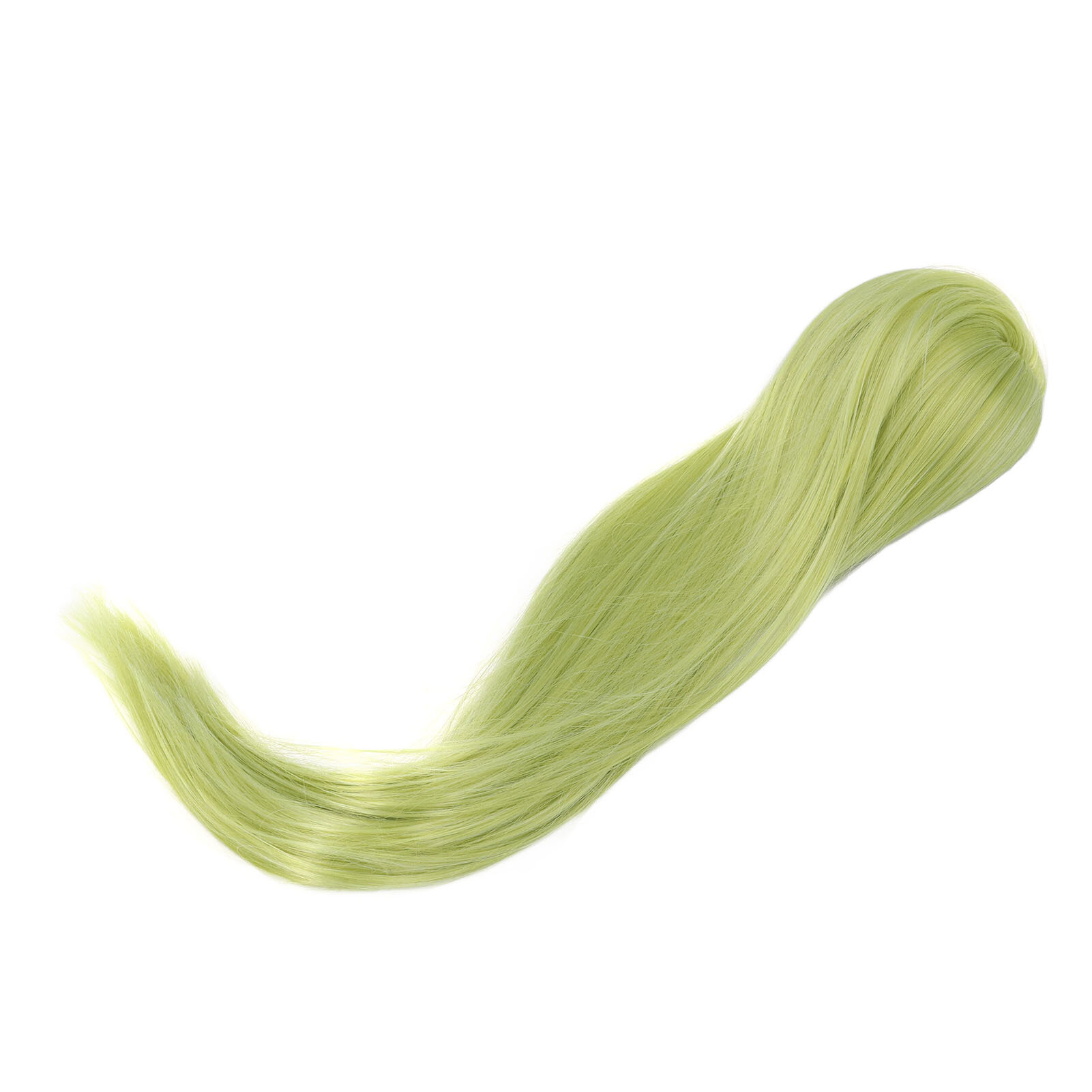 Кукла Wig Soft Silk Long прямой гладко естественный легкий стиль кукол волосы авокадо зеленый 1/3 22–23 см. Окружность головы
