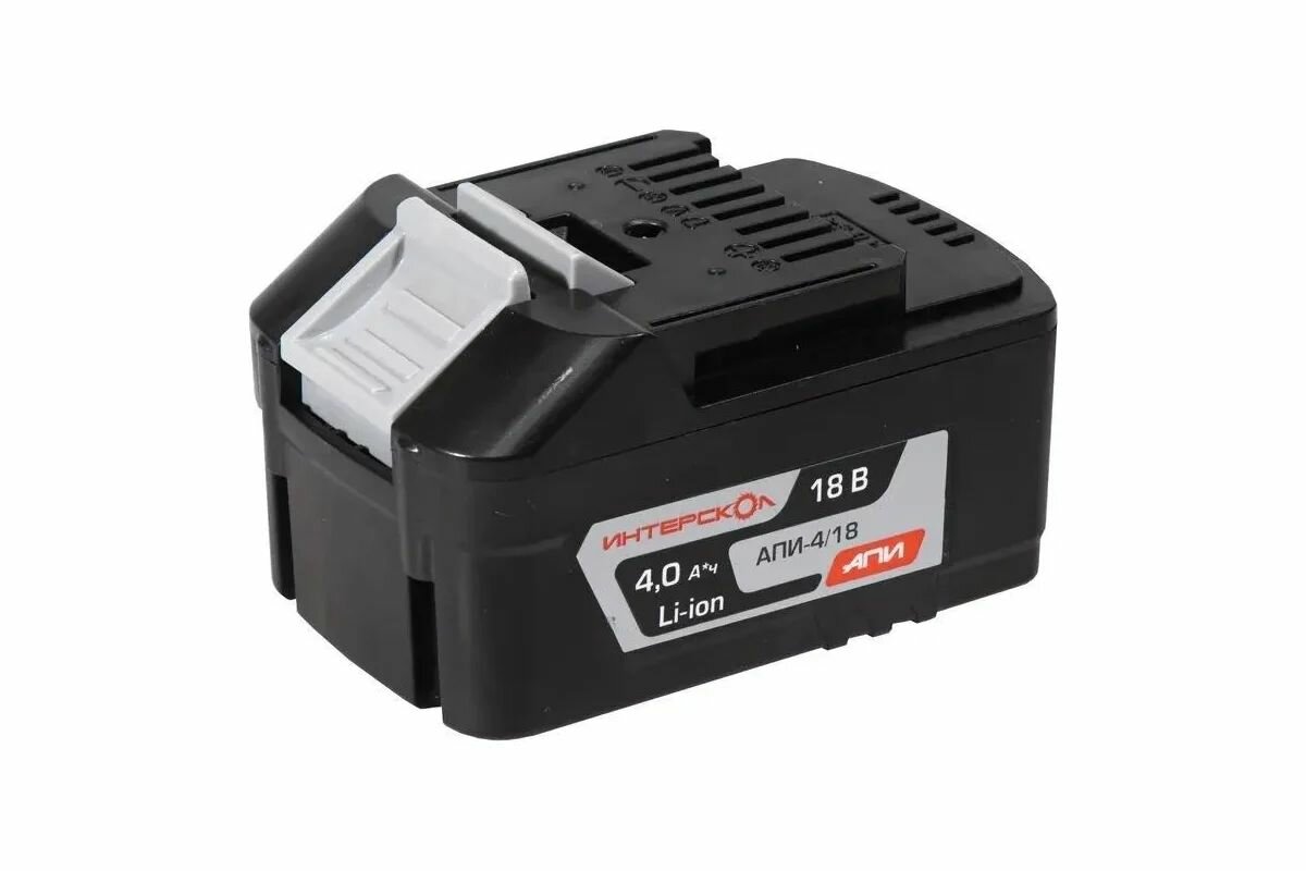 Аккумуляторная батарея Интерскол АПИ-4/18И, LiIon, 18V, 4Ah, слайдер