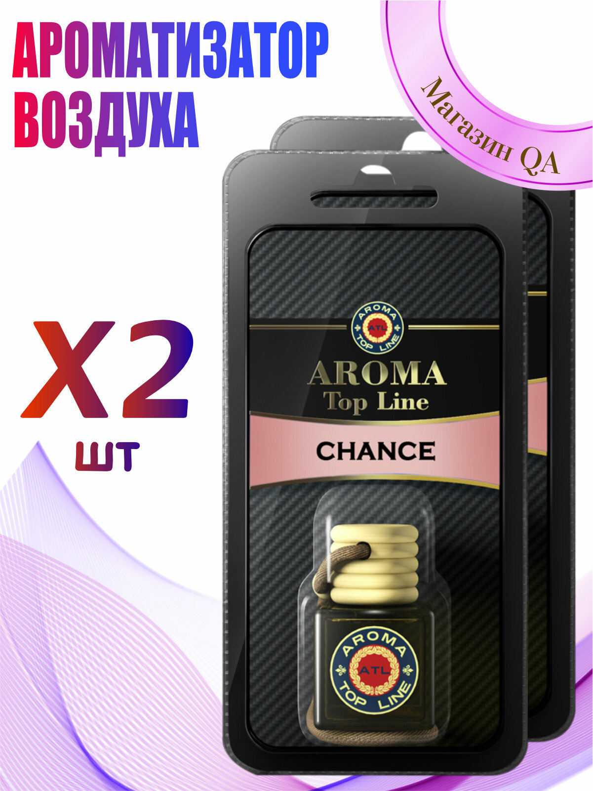 Ароматизатор в машину Aroma Top Line - Флакон №10 Chance