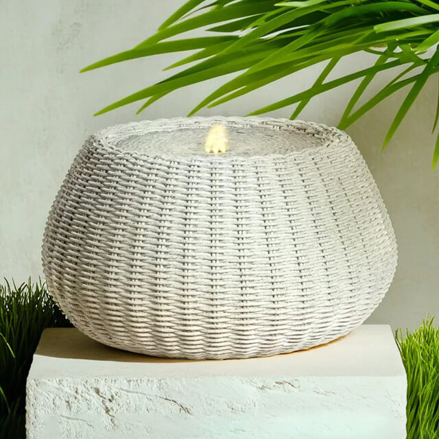 Декоративный фонтан Сорренто Кьяро 54*28 см с LED подсветкой, Kaemingk, 892892