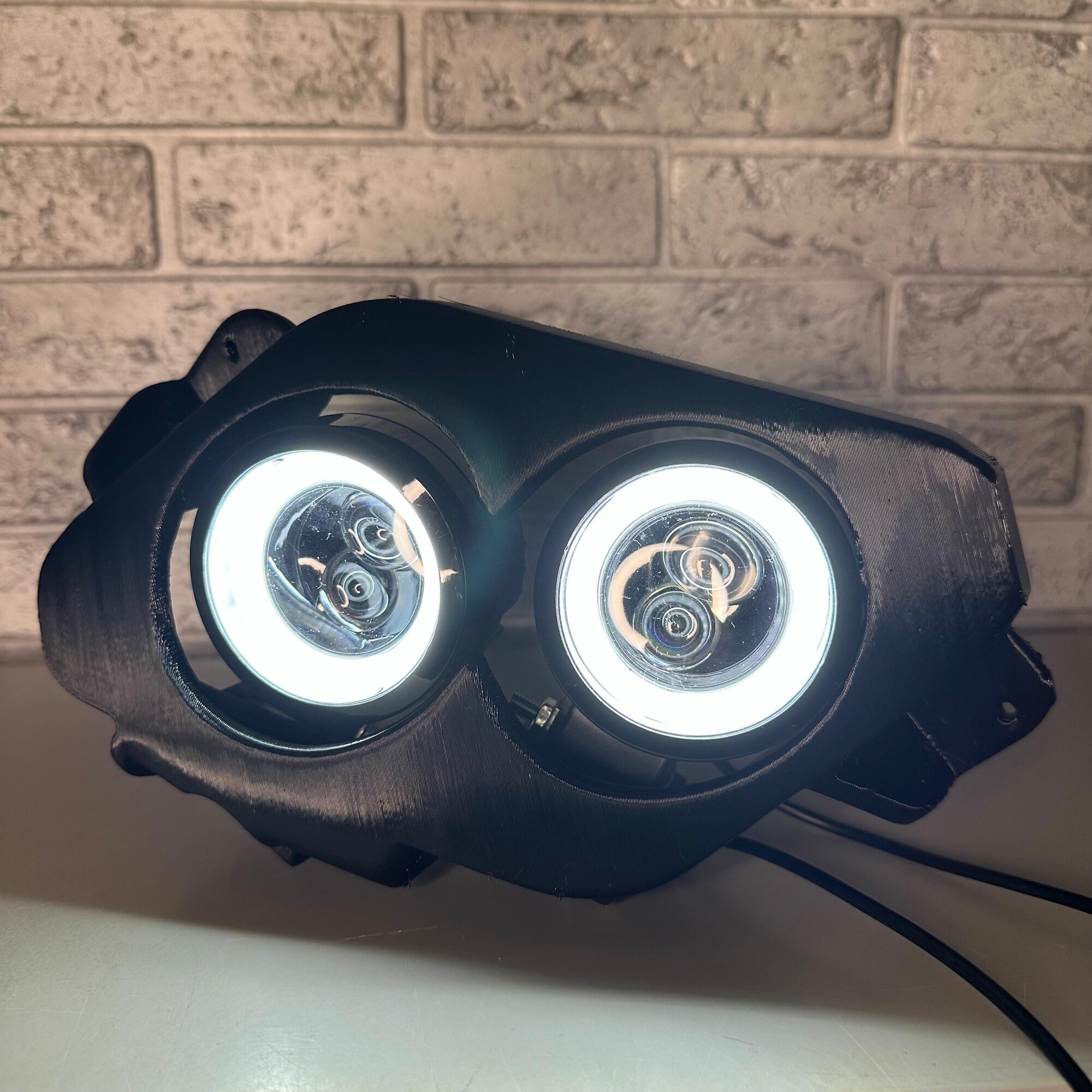 LED фары BRP G1 (ближний/дальний свет+дхо) комплект