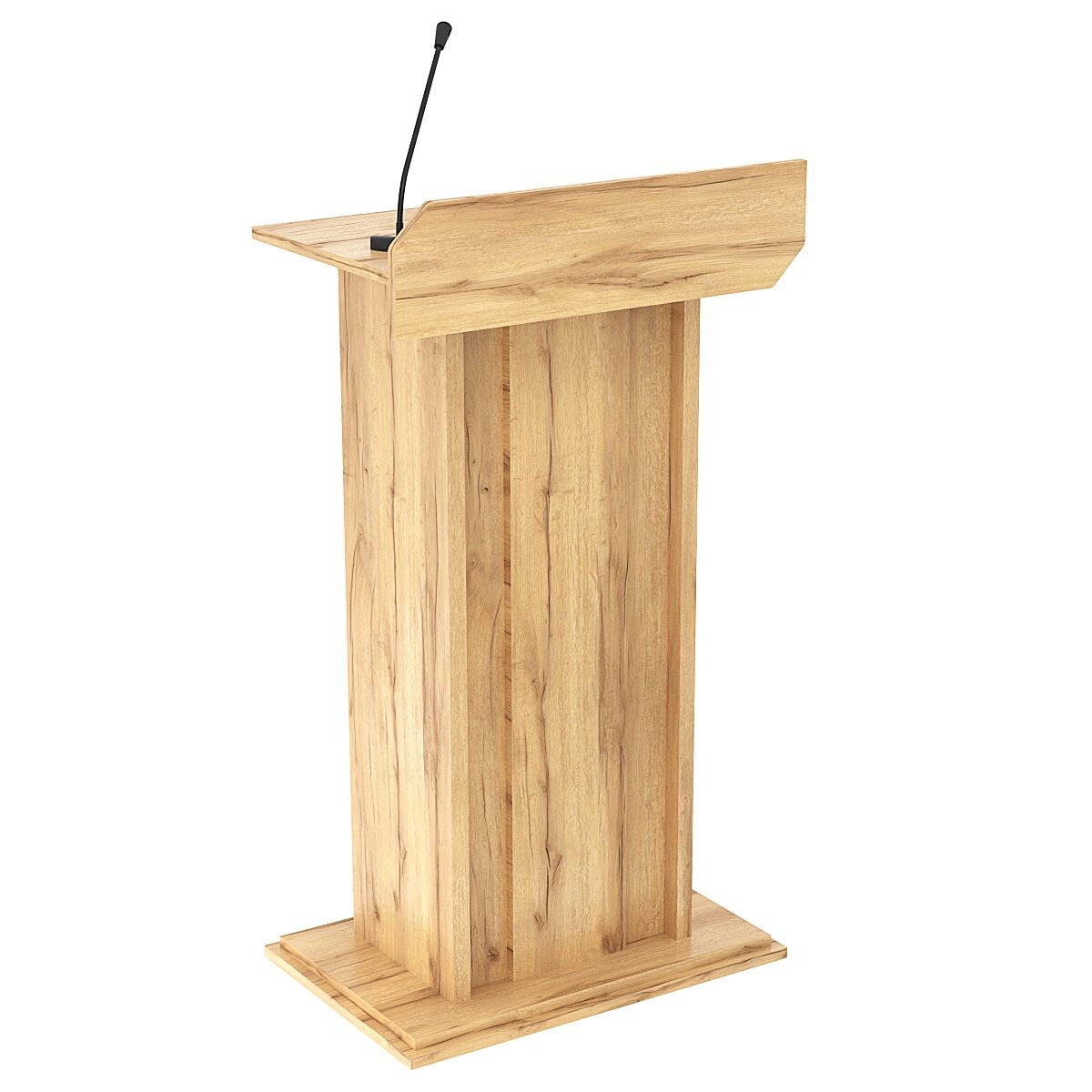 Трибуна-кафедра для выступлений Конференс №11, Дуб Золотистый. Производитель товара - компания ТОБ.