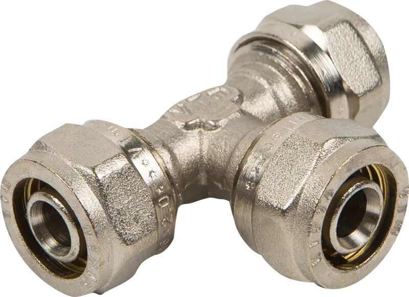 Тройник Valtec 16x16x16 мм латунь VTM.331