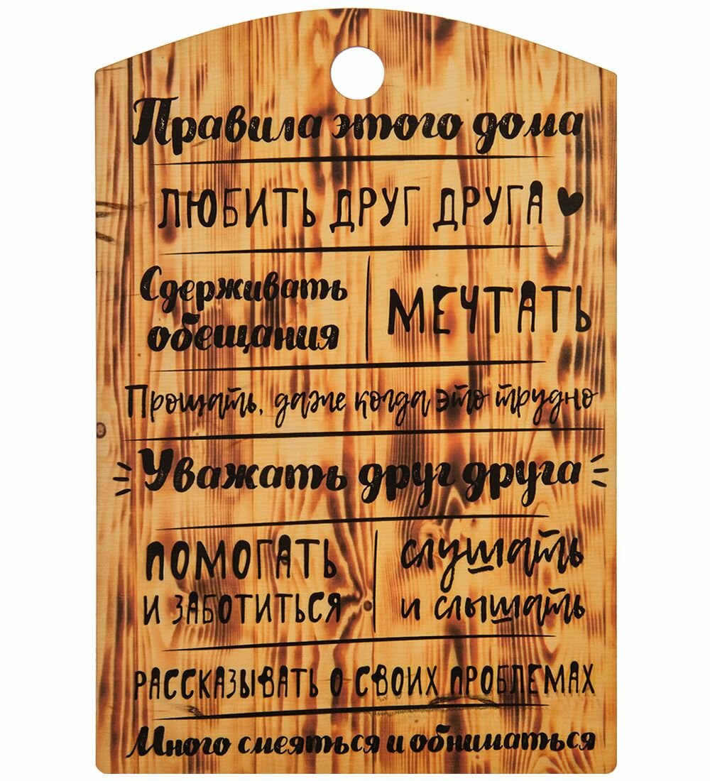 Панно Правила этого дома A2172375