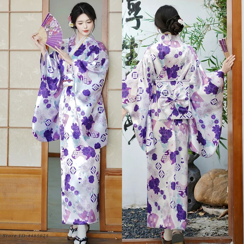 Женское кимоно CEARPION розового цвета из полиэстера Фиолетовый, Purple