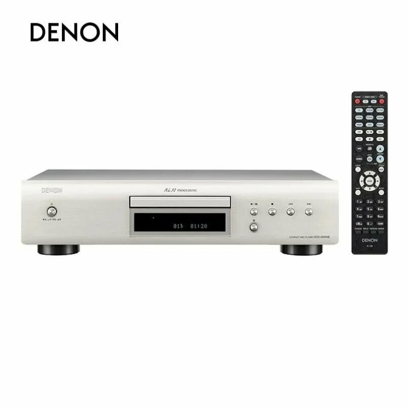 Проигрыватель компакт-дисков Hi-Fi DENON DCD-600NE pure pass-through mode/серебристый