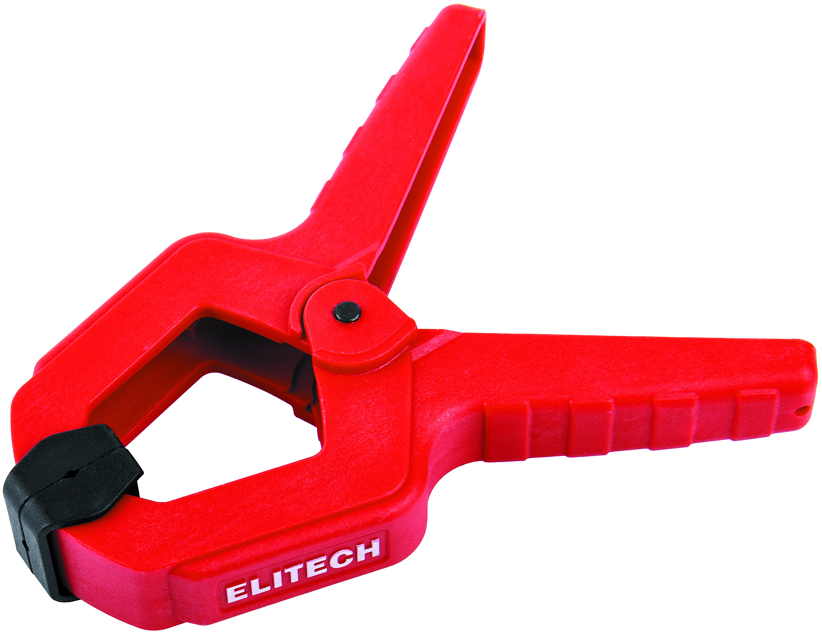 Струбцина Elitech / Элитеч пружинная, усилие 150Н, пластиковая, красная, 170х70мм / инструменты