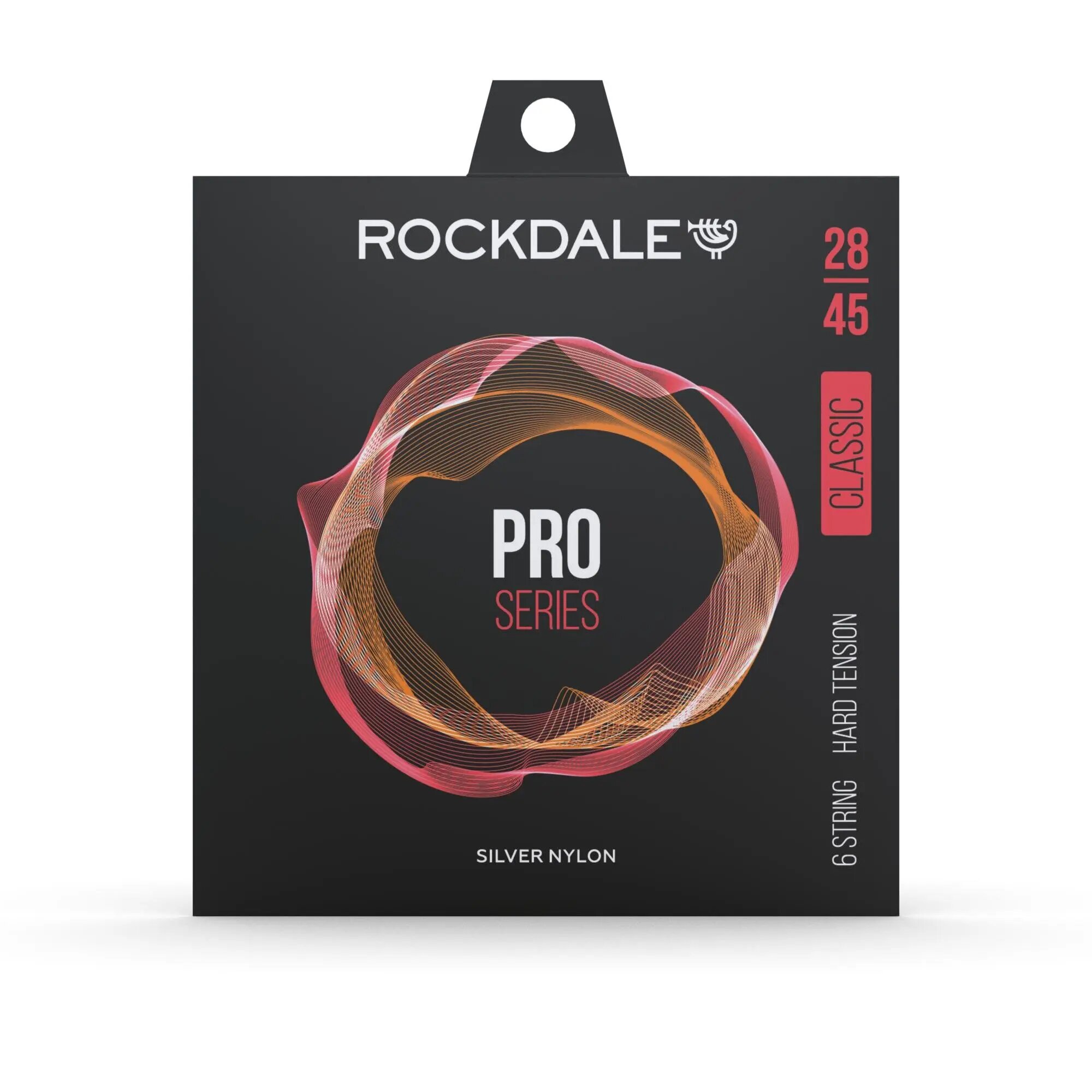 Струны для классической гитары Rockdale PRO 28-45 Silver Nylon Hard