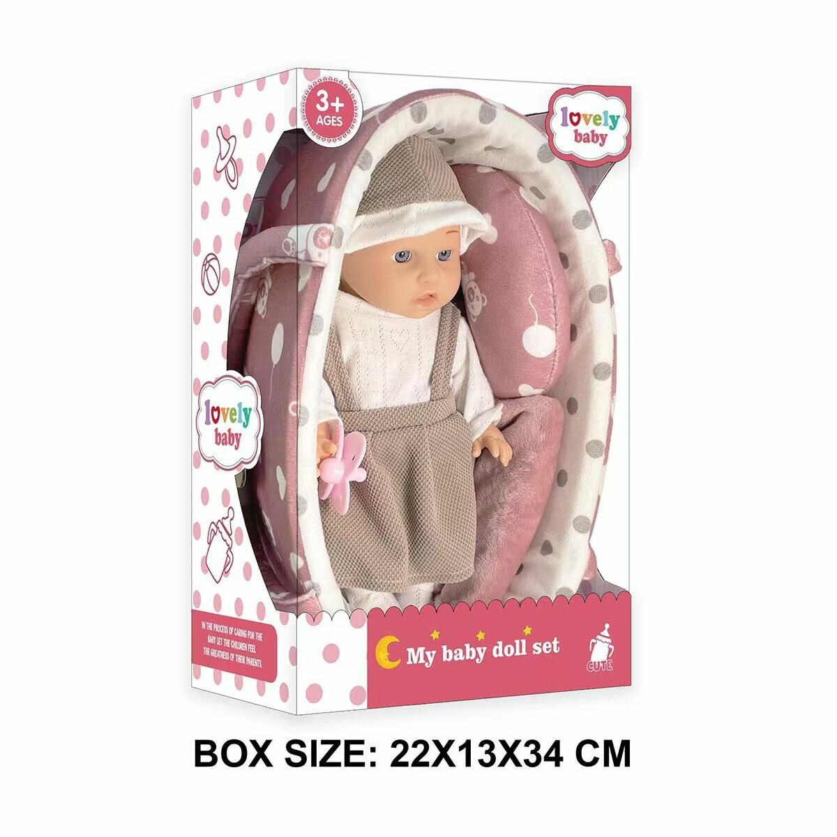 Беби Анабель. Интерактивная кукла Маленькая девочка 30 см. BABY Annabell