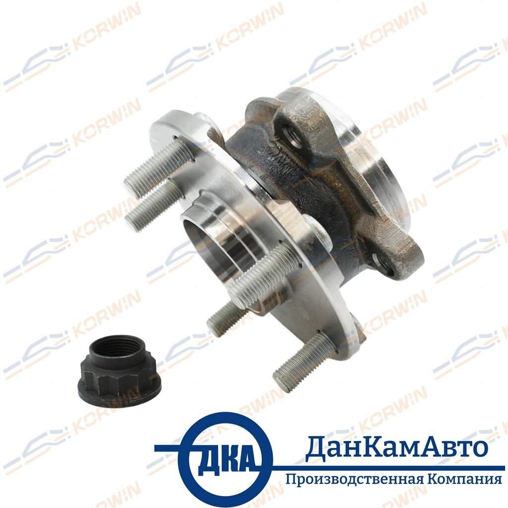 Ступица колеса KORWIN передняя ABS Toyota Corolla 02- (гарантия 2 года 30т. км)