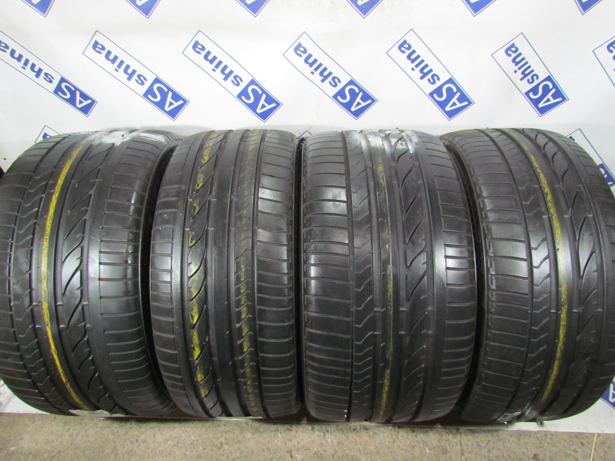 Комплект (4 шт) разношироких шин БУ Bridgestone Dueler H/P Sport 275 40 и 315 35 R20 RunFlat летние 5-10% износ - 0018334