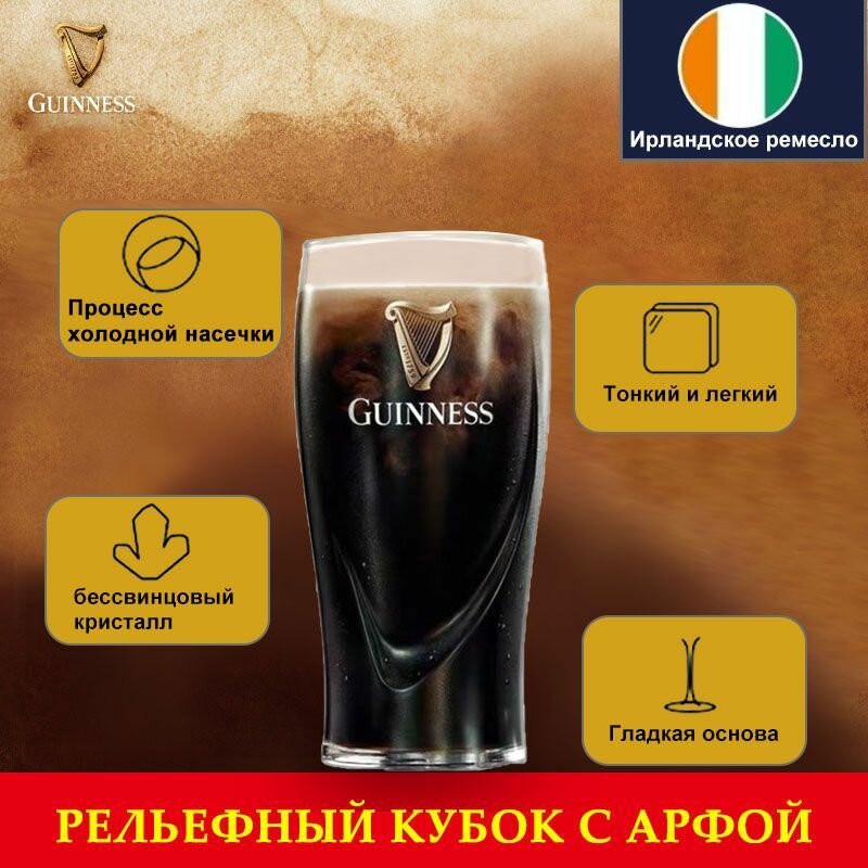 Бокал Guinness 0.47л,2 шт