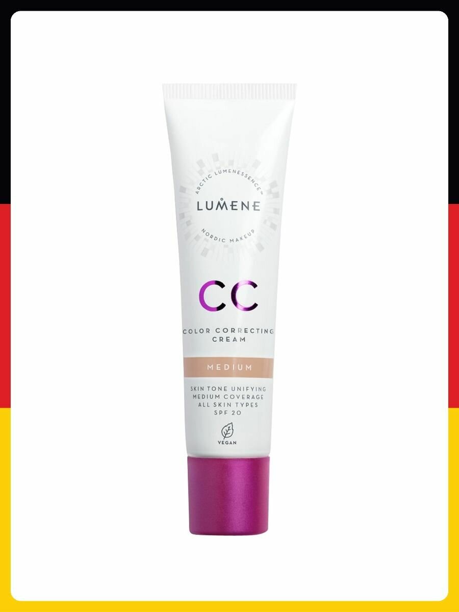 Крем-корректор цвета Lumene CC SPF20 CC Cream, 30 мл 2 Medium