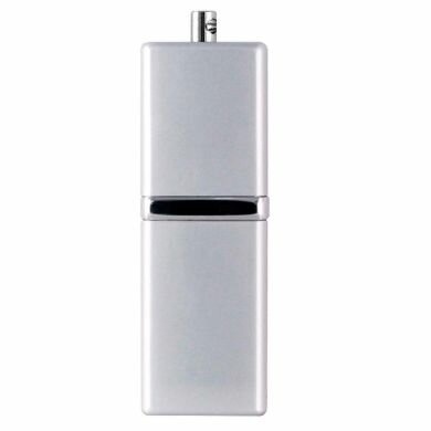 Память USB Flash 32 ГБ Silicon Power LuxMini 710 (SP032GBUF2710V1S) серебристый - USB 2.0, монолит с колпачком, металл