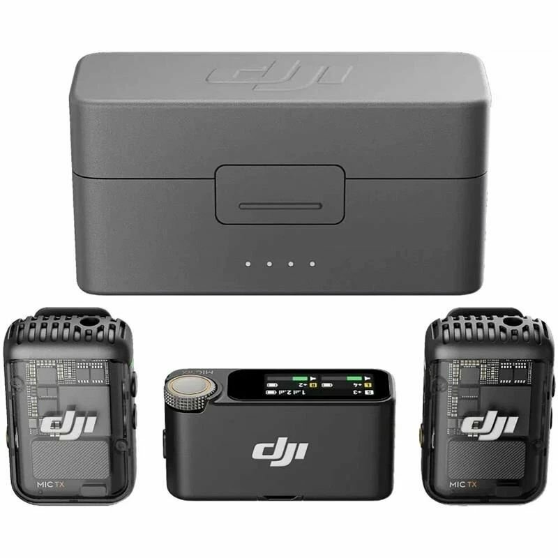 Микрофон DJI Mic 2 (2 TX + 1 RX + Charging Case) беспроводной