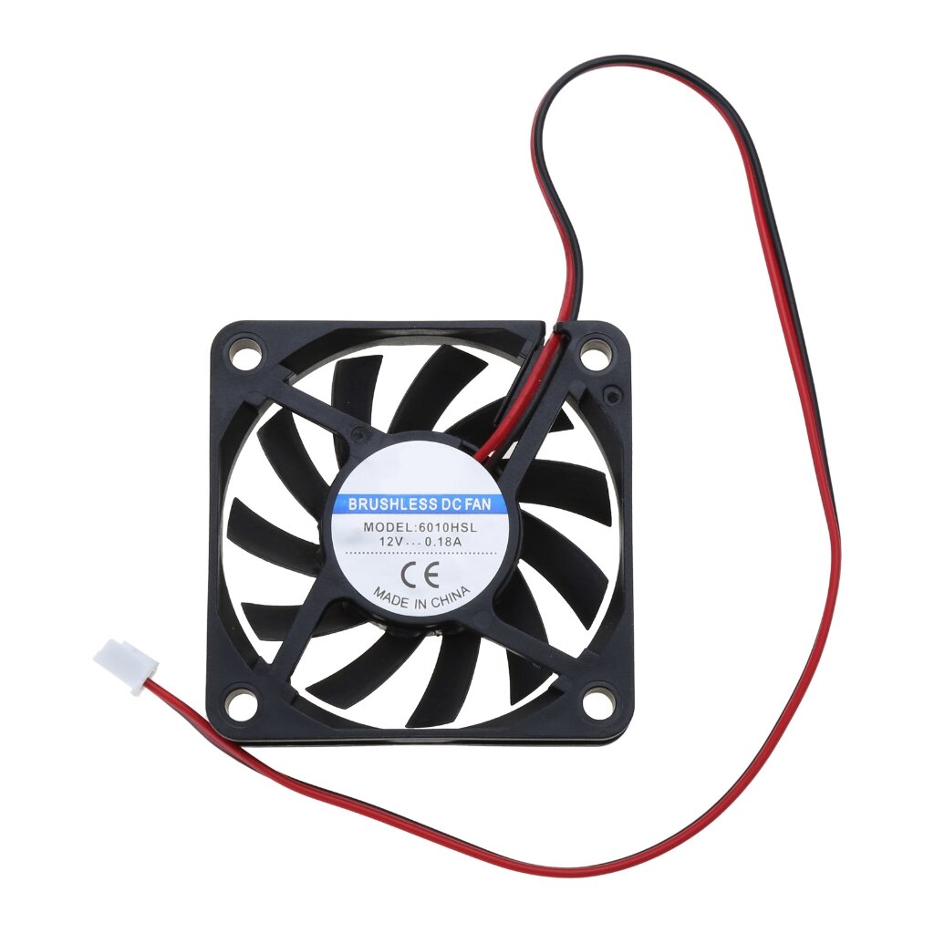 Бесщеточный вентилятор постоянного тока XKS6010H12S 6 см Охлаждающий 60 мм DC12V 0.16A Вентилятор охлаждения 60X60X1