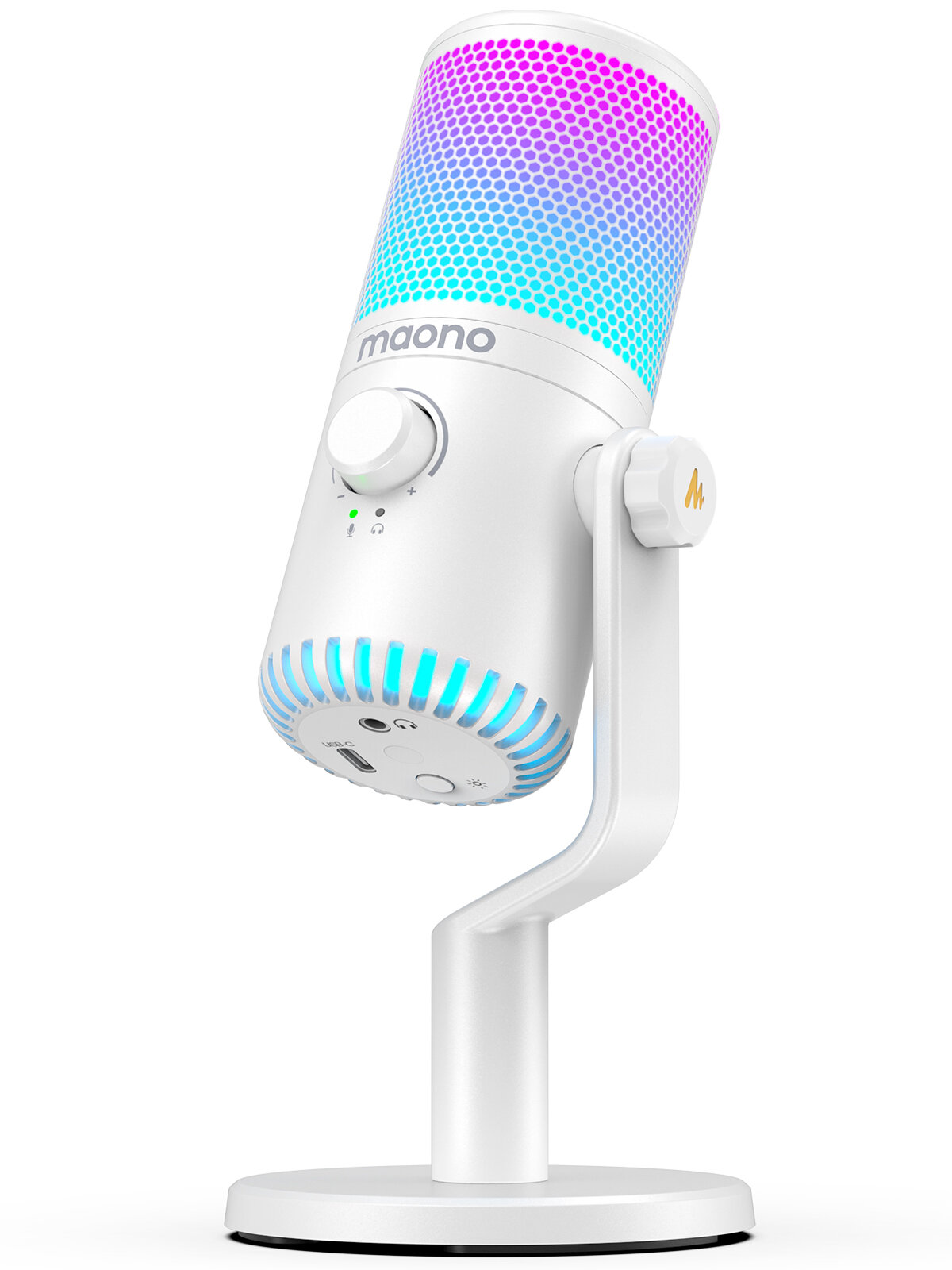 Микрофон Maono DM30 RGB (белый)