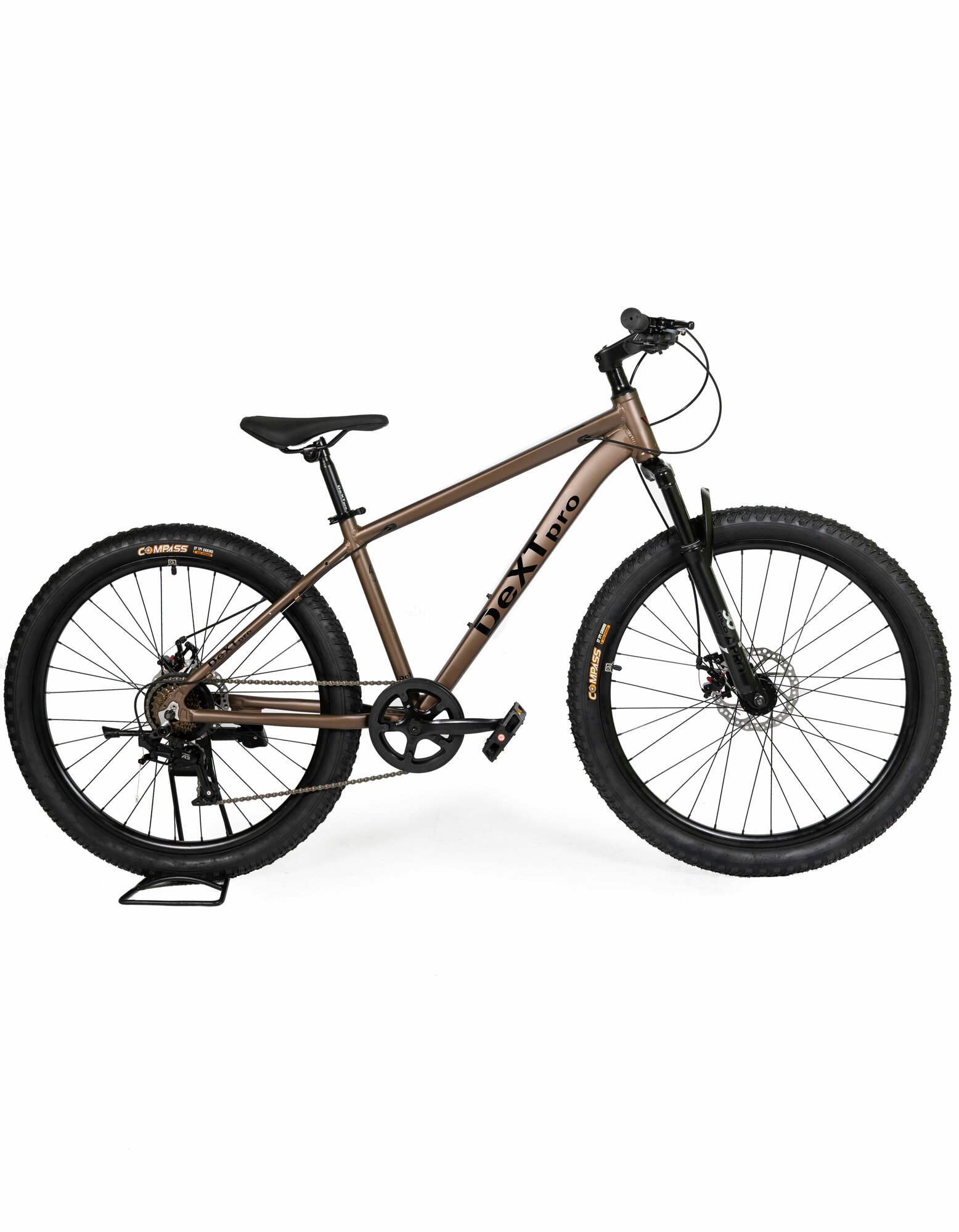 Велосипед Dextpro взрослый скоростной горный колеса 26 дюймов, рама 16, коричневый