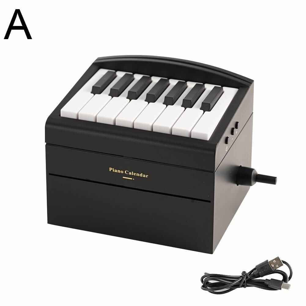 Календарь фортепианной музыки на 2024 год с 27 музыкальными карточками Тейлора