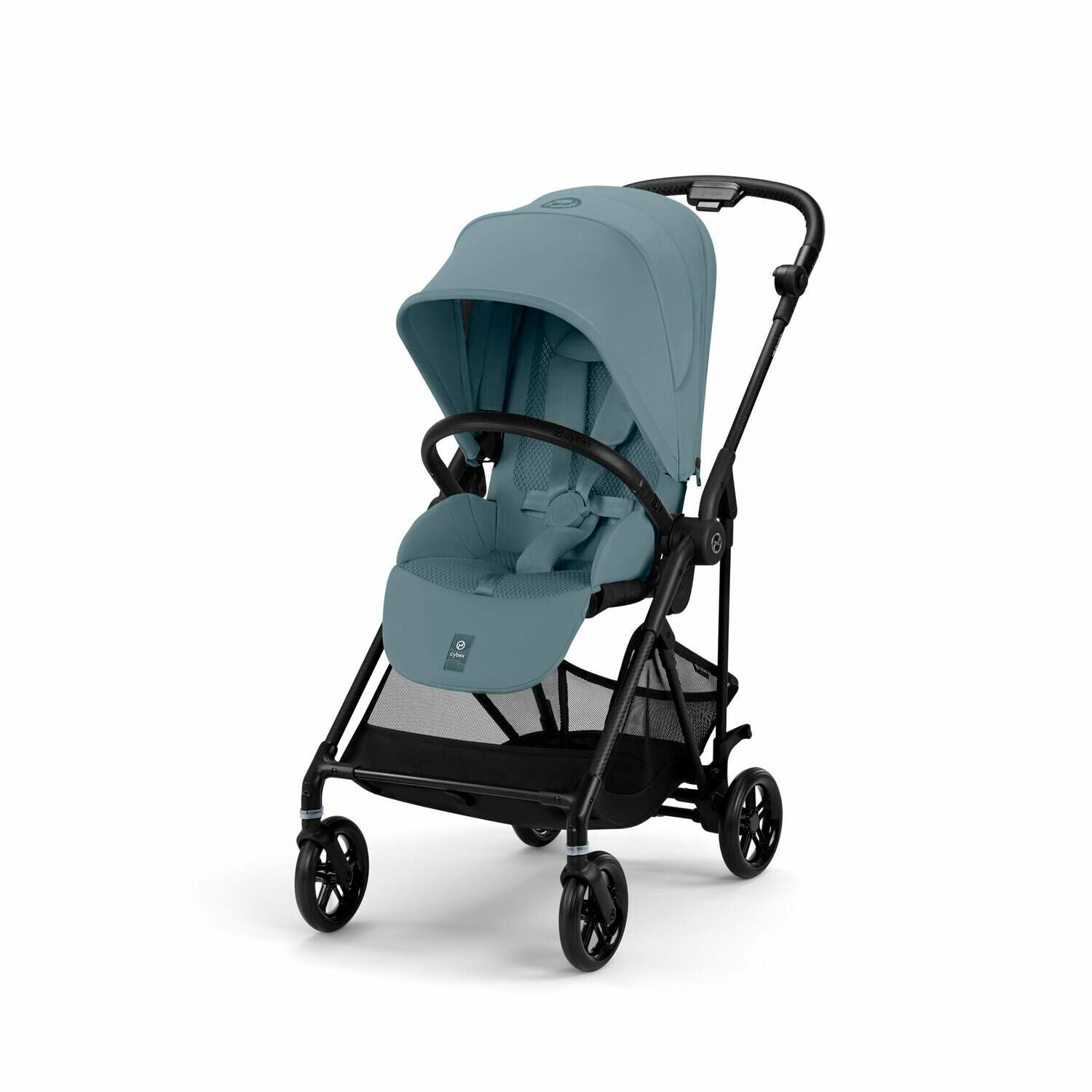 Прогулочная коляска Cybex Melio stormy blue Carbon new 2025 LIMITED