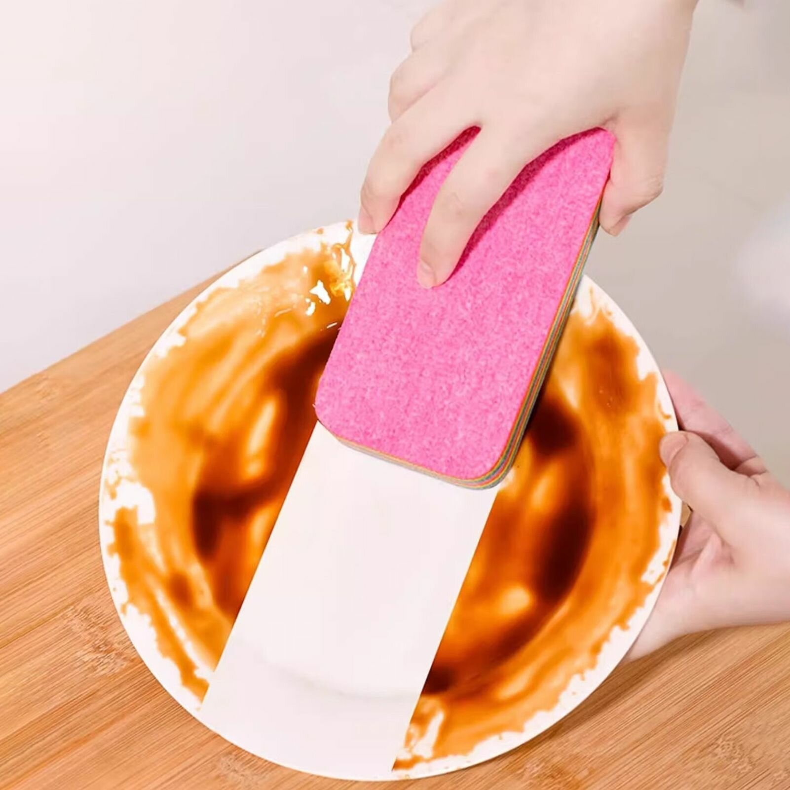 2 шт. Радужная губка PVA: экологичная, супервпитывающая, для кухни