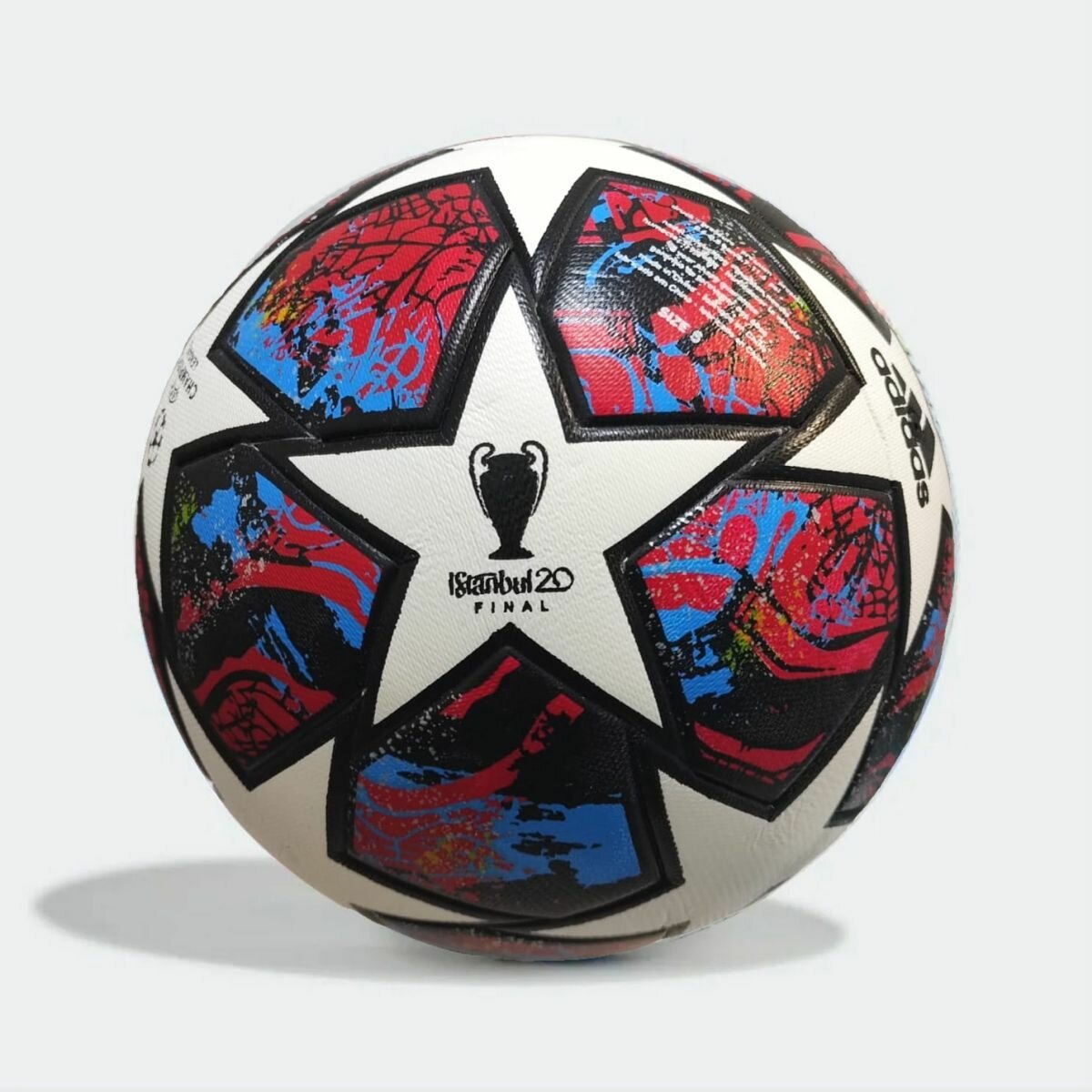 Футбольный мяч adidas Sportswear, Лига Чемпионов UEFA, размер 5, бело-малиновый