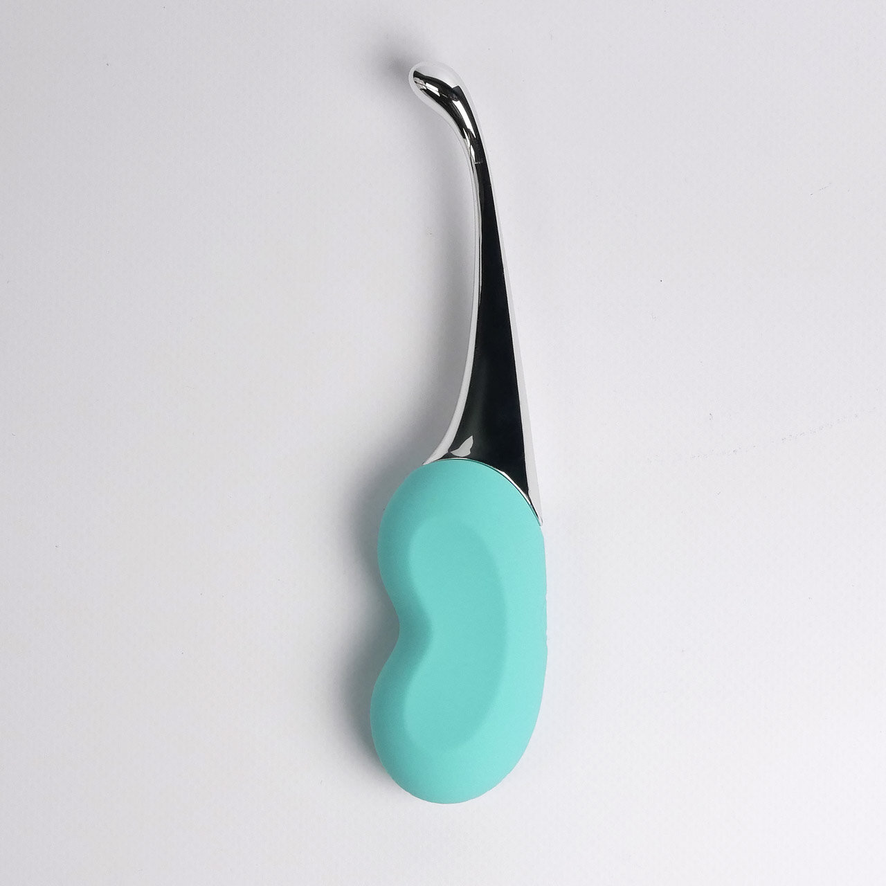 Вибростимулятор клитора Youvic DF946, силикон, 10 режимов, бесшумный, бирюзовый