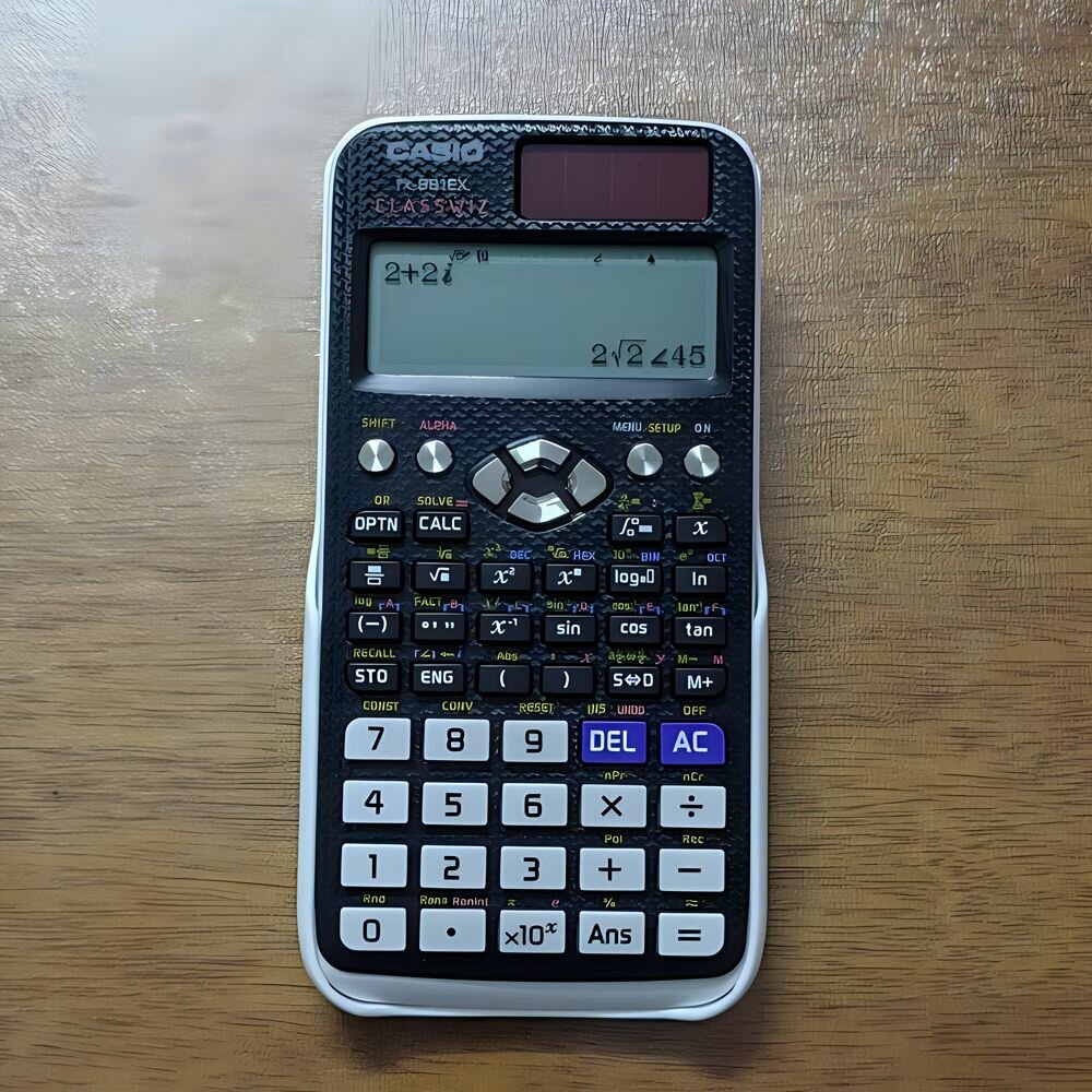 Научный калькулятор Casio FX-991EX 10+2-разрядный 552 функции, Черный