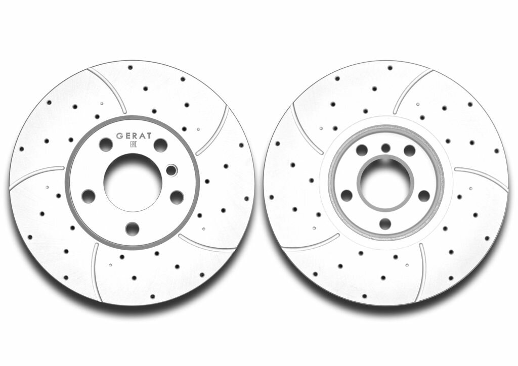 Тормозной диск Gerat DSK-F076P (передний) Platinum BMW X5 (E70, F15), X6 (F16, E71)