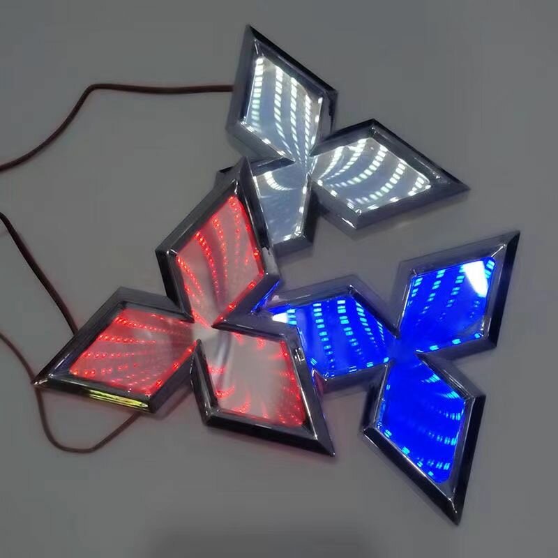 Светящаяся эмблема 3D для автомобилей Mitsubishi