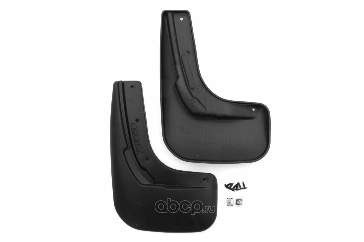 Брызговики AKRADO, для VW Polo 2015-, комплект 2 шт, задние, черные