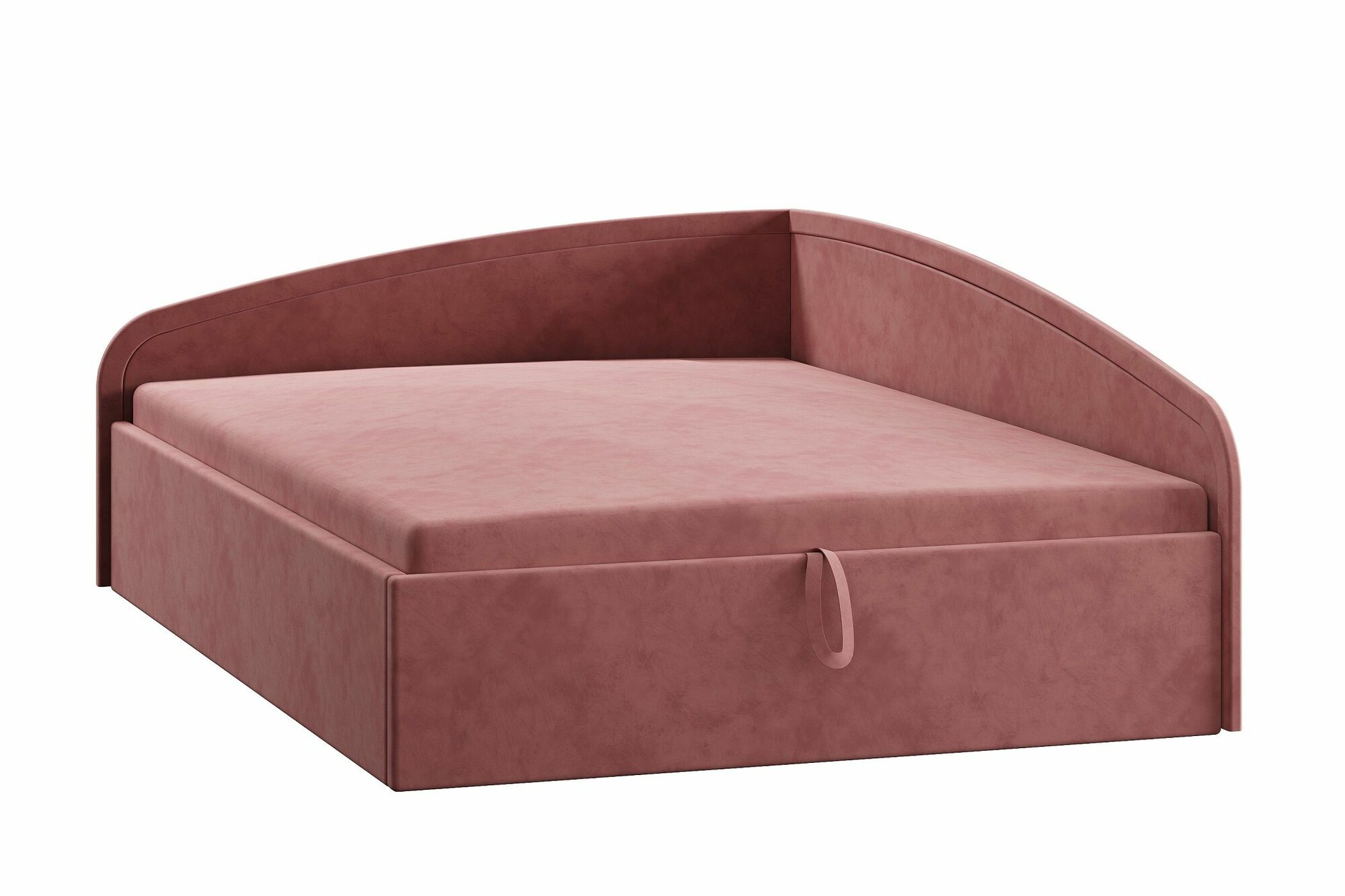 Тахта угловая Сильва Адель 1400 Ультра коралл Размеры: Высота 720мм Глубина 2105мм Ширина 1495мм