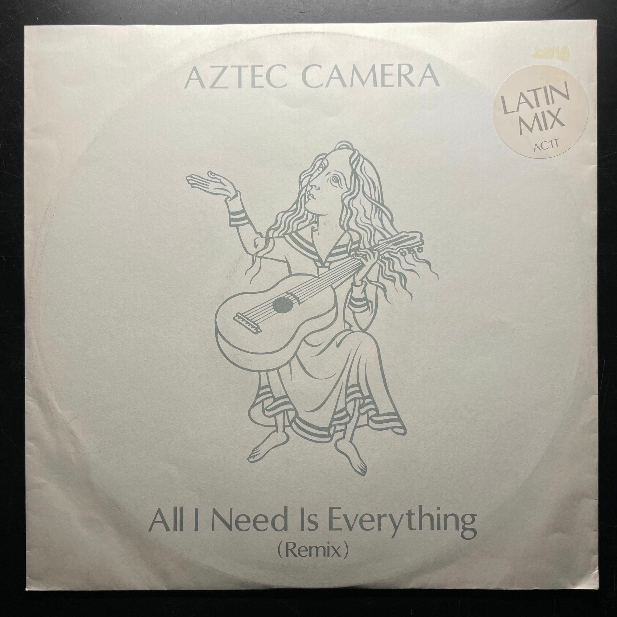 Виниловая пластинка Aztec Camera - All I Need Is Everything (Англия 1984г.) 12", 45 RPM