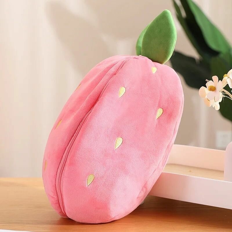 Мягкая игрушка заяц (кролик) 35 см клубничка