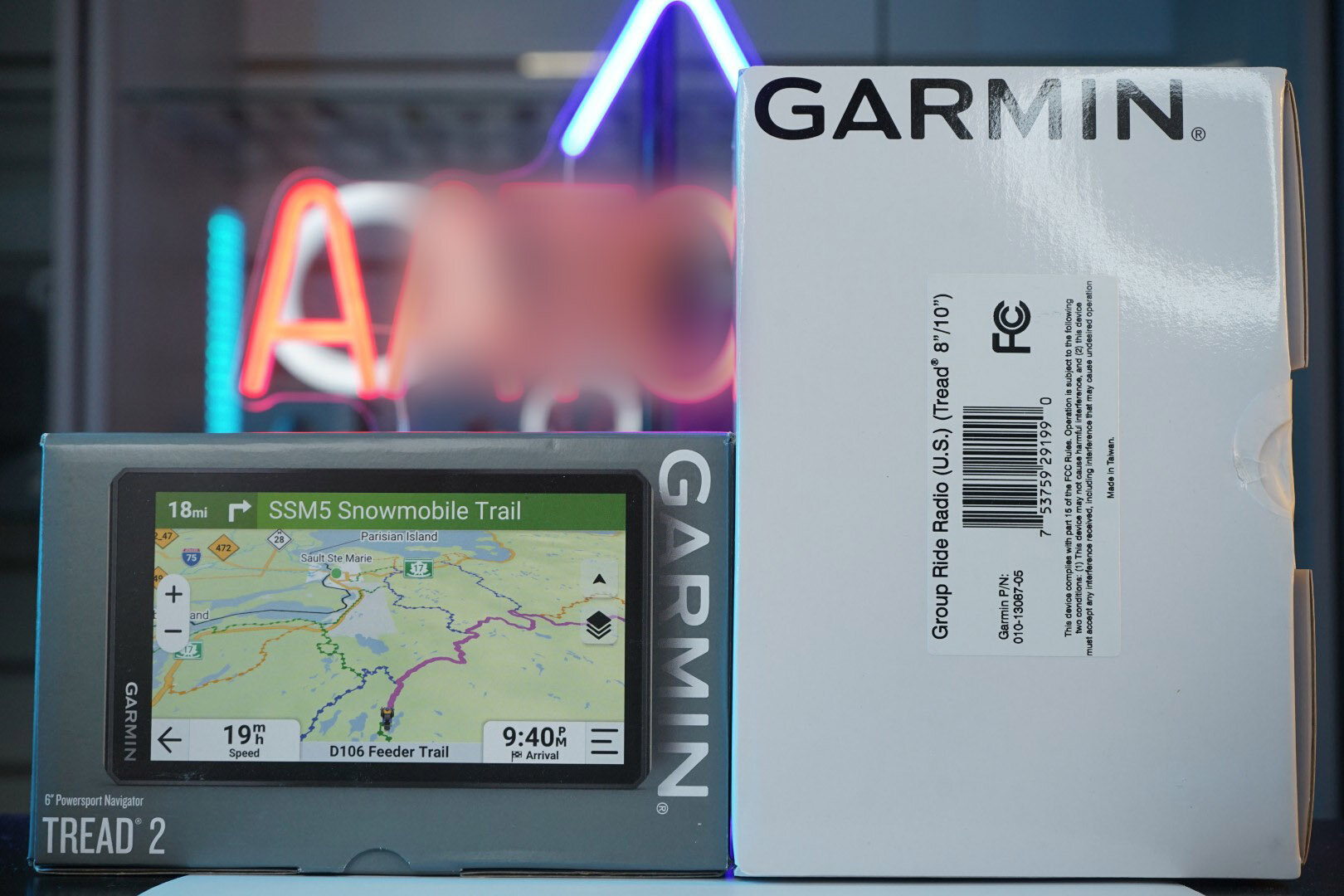 Garmin Tread 2 с рацией и антенной и креплением комплект Group Ride