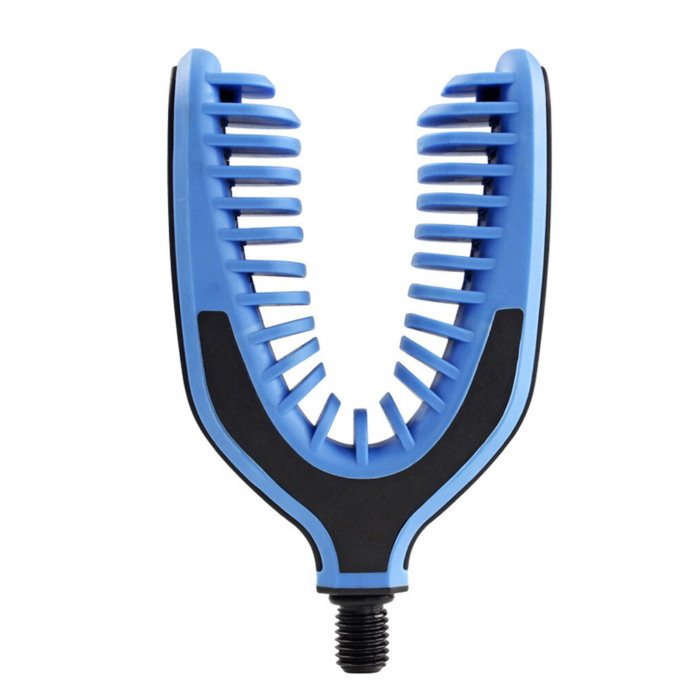 Крепление для удочки Carp Fishing Rod Rest Head с резьбой M3/8, материал PA66 и TPR, цвета синий, зеленый, красный, оранжевый, размер 10.3*6.2 см, вес 65.7 г, в комплект входит 1 штука