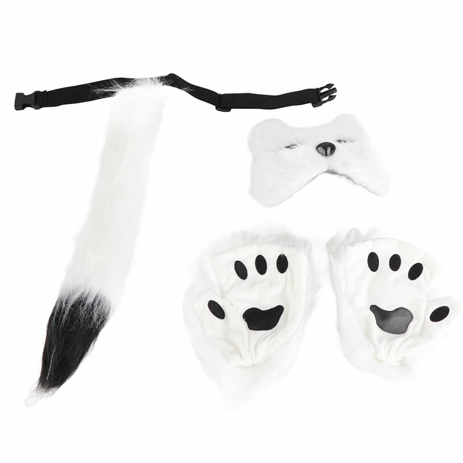 Набор лиса хвост+маска